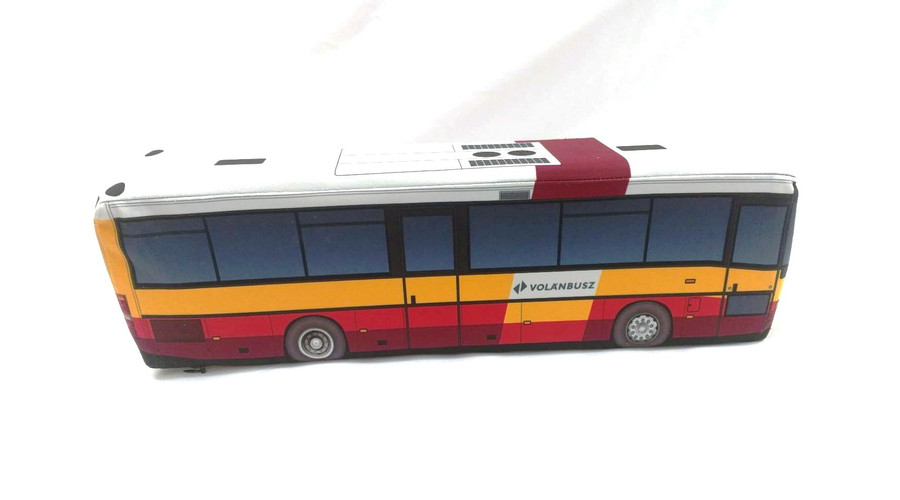 Az Ikarus E95 Volánbusz plüss változata, 3 évnél idősebb gyerekeknek.